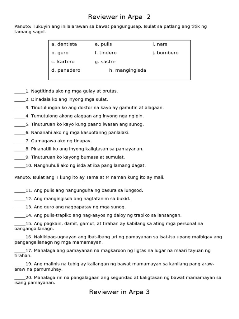 Reviewer in Arpa 2 | PDF | Earth | Home & Garden