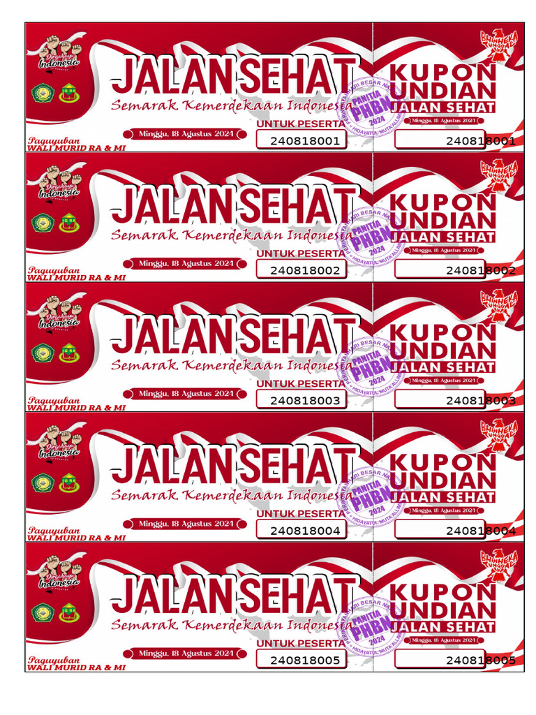 Kupon Undian JS | PDF