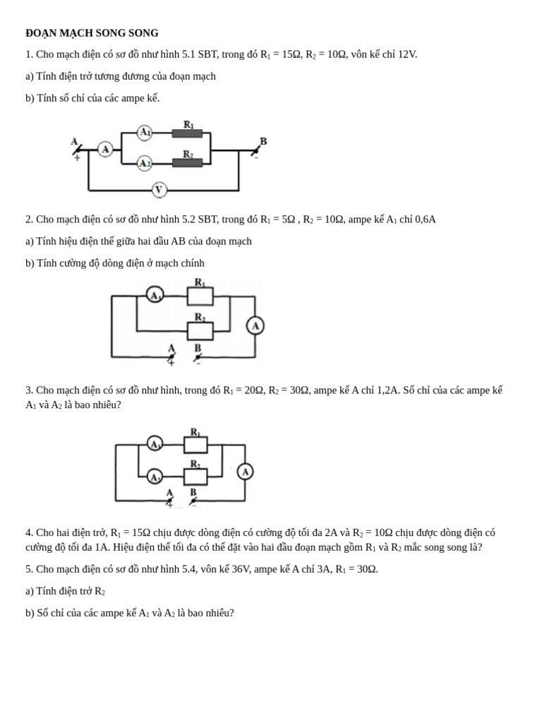 Đo N M CH Song Song | PDF