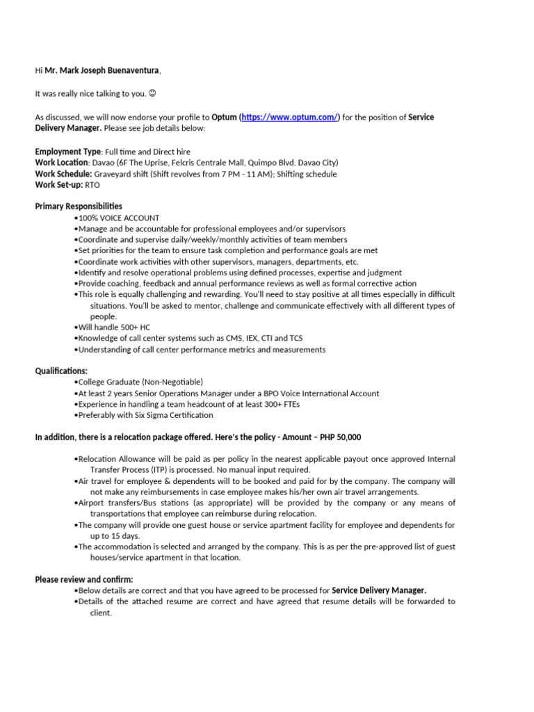 Acknowledgement Email | PDF