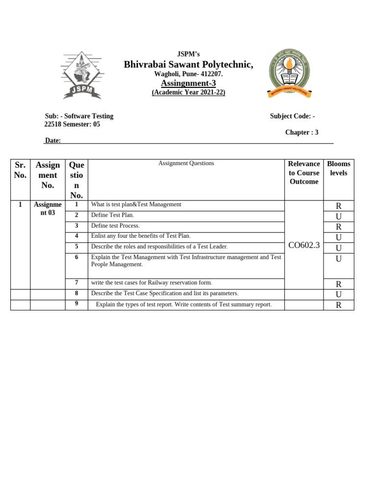 Assignment 3 STE | PDF