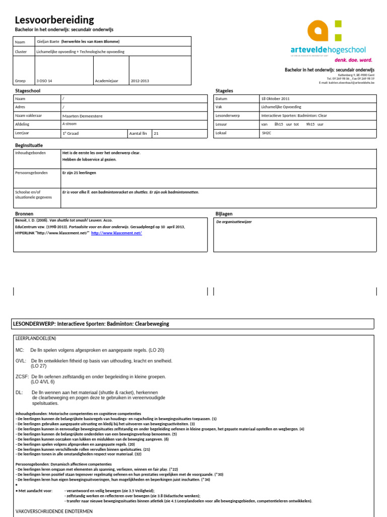 LVB Herwerkt Gieljan Baete | PDF
