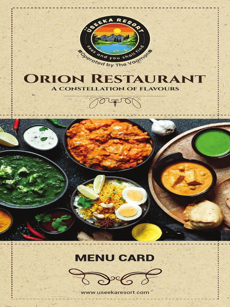 Menu Card | PDF
