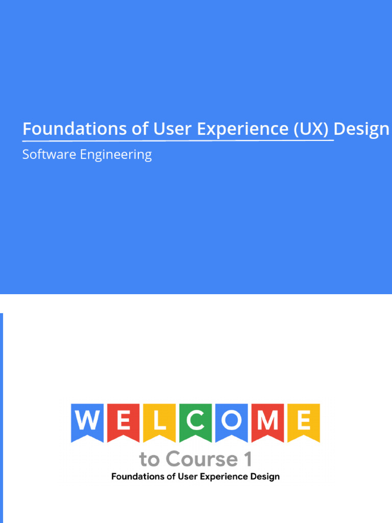 Introducing User Experience Design | PDF