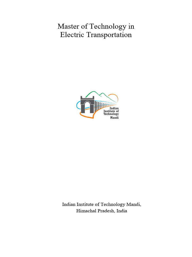 Electric Transportation | PDF