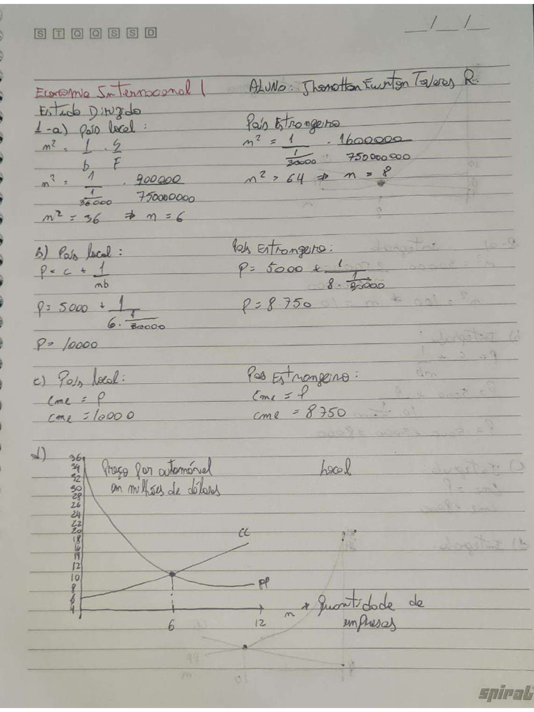 Econ Inter 1 Estudo Dirigido | PDF
