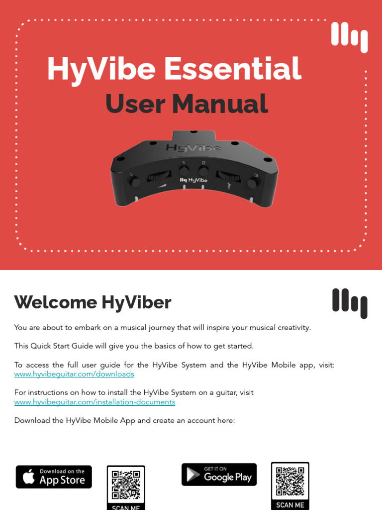 HyVibe Essential User Manual | PDF