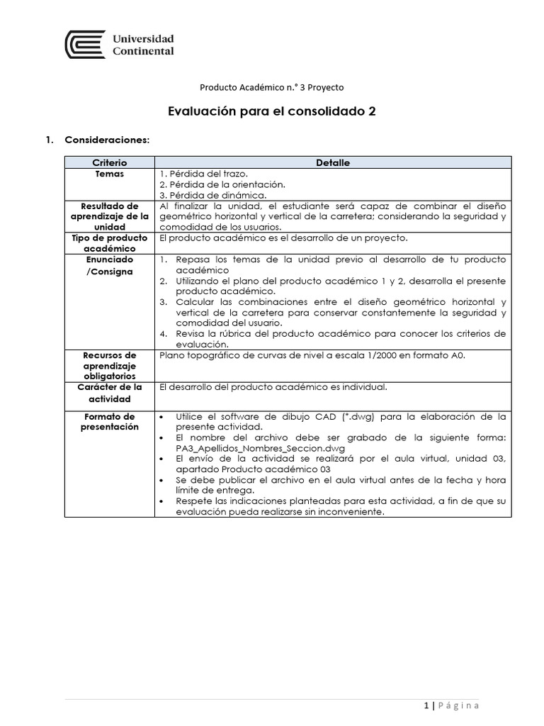 PA03 Caminos 1 | PDF