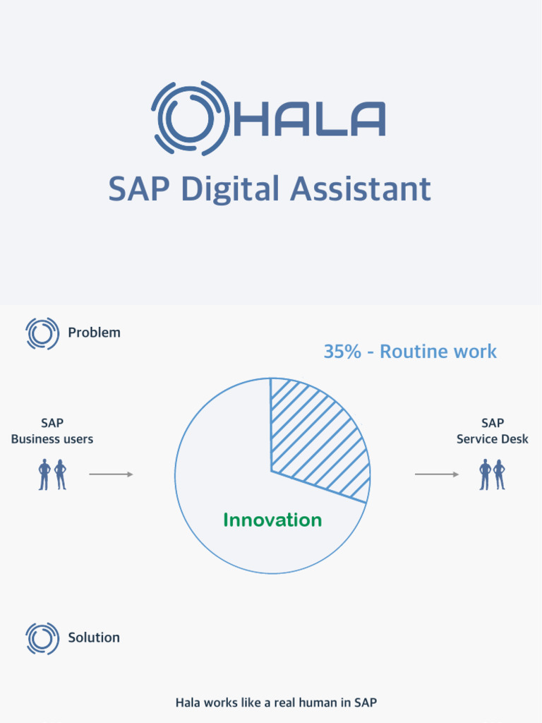 Hala SAP Digital Assistant | PDF