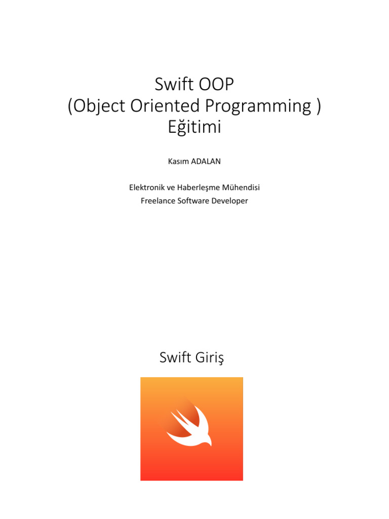Swift Giris | PDF