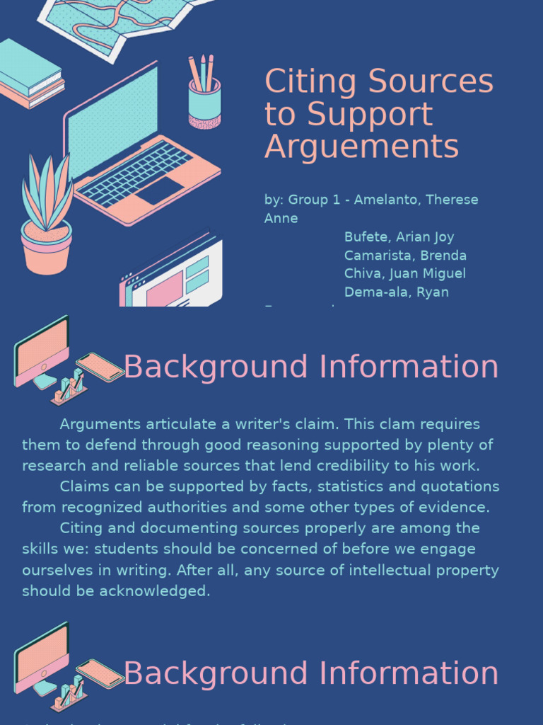 Citing Sources To Support Documents | PDF