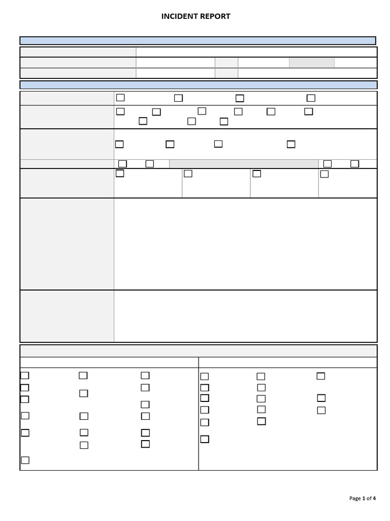 Incident Report and Investigation Form - EDITABLE PDF | PDF