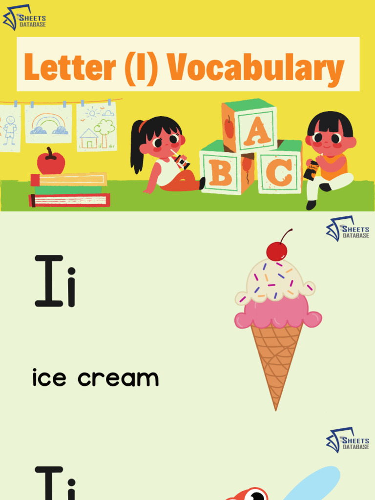 Letter I Flashcards | PDF