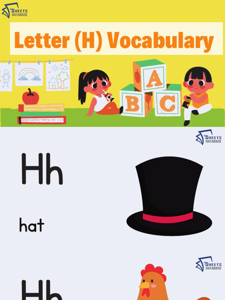 Letter H Flashcards | PDF
