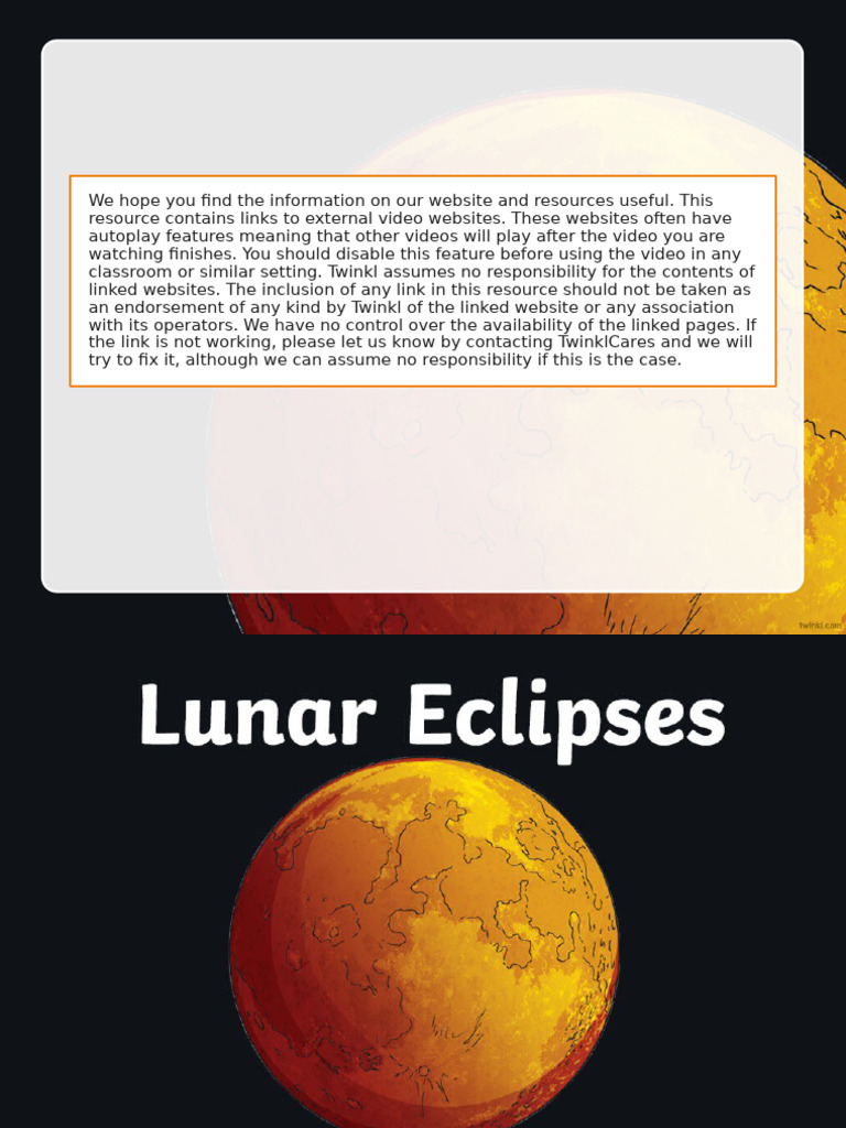 Lunar Eclipse Powerpoint | PDF | Eclipse | Solar Eclipse