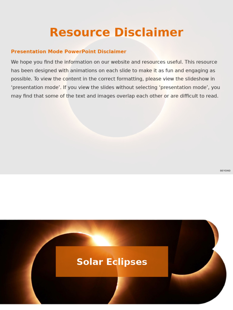 Solar Eclipses Powerpoint | PDF | Solar Eclipse | Science & Mathematics