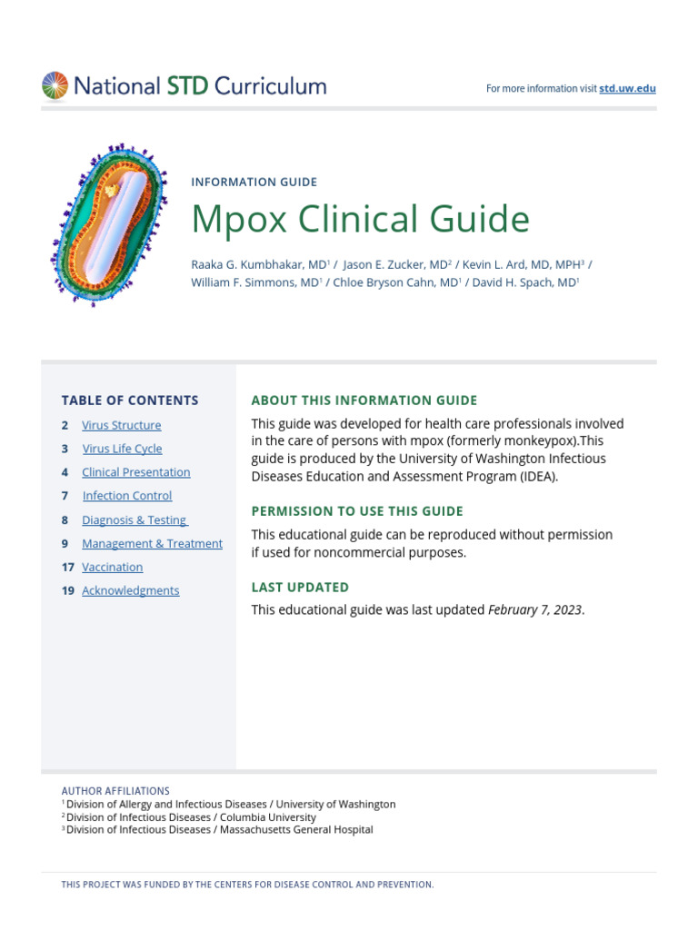 Mpox Guide | PDF