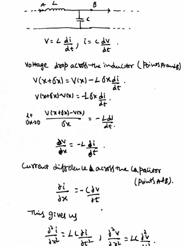 Telegraph Equations | PDF