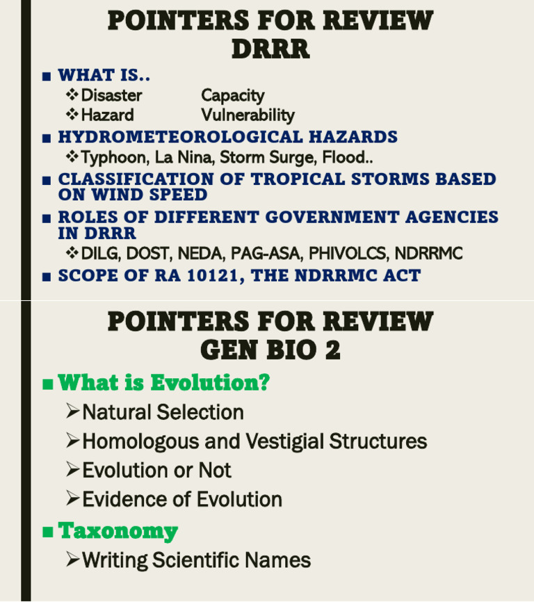 Pointers For Review 4th | PDF