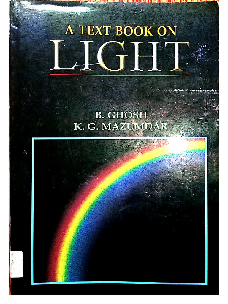 Diffraction Chapter of Optics by K.G Majumdar | PDF