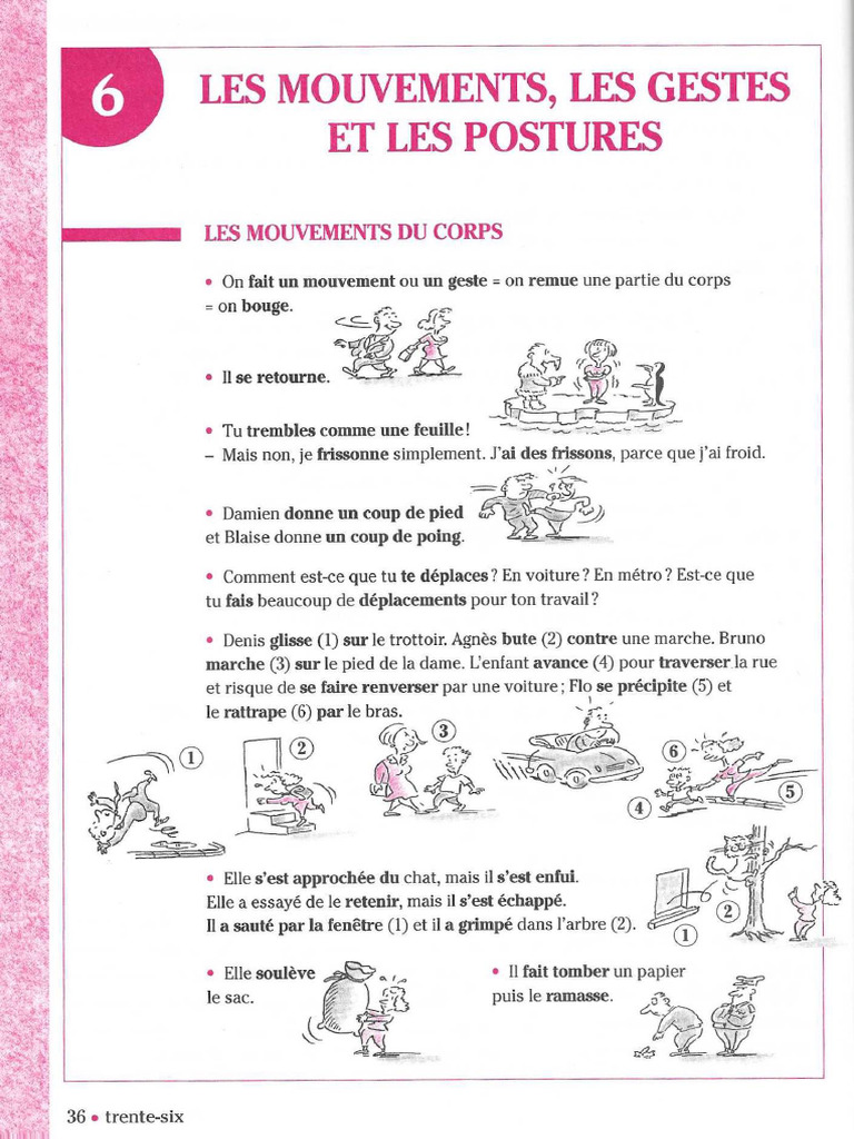 Vocab Prog Avancé U6 Mouvements | PDF