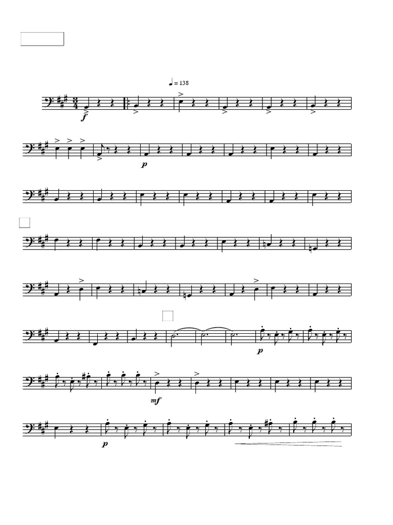 Cancion de Palomax - Contrabass | PDF