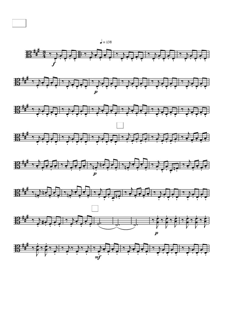 Cancion de Palomax - Viola | PDF