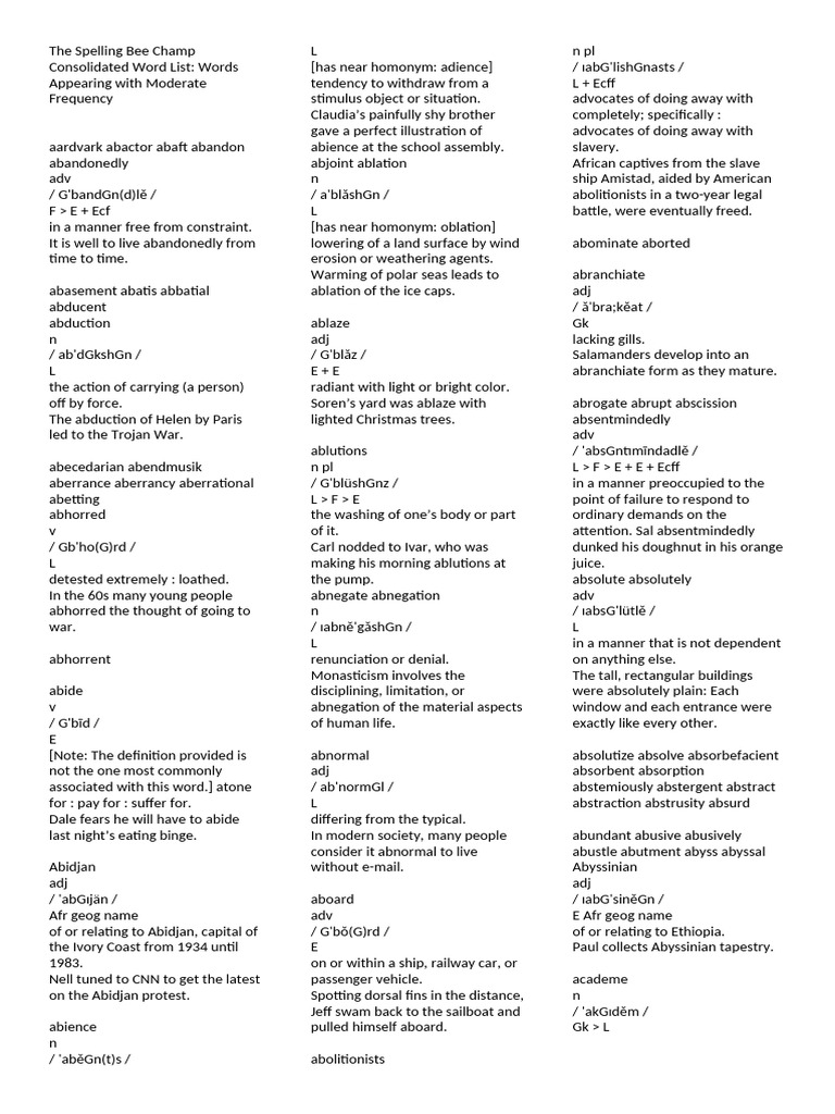 CWL - Moderate | PDF