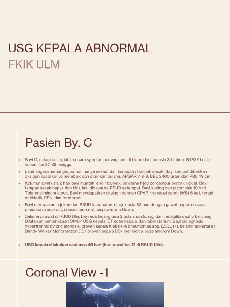 USG Kepala Abnormal | PDF