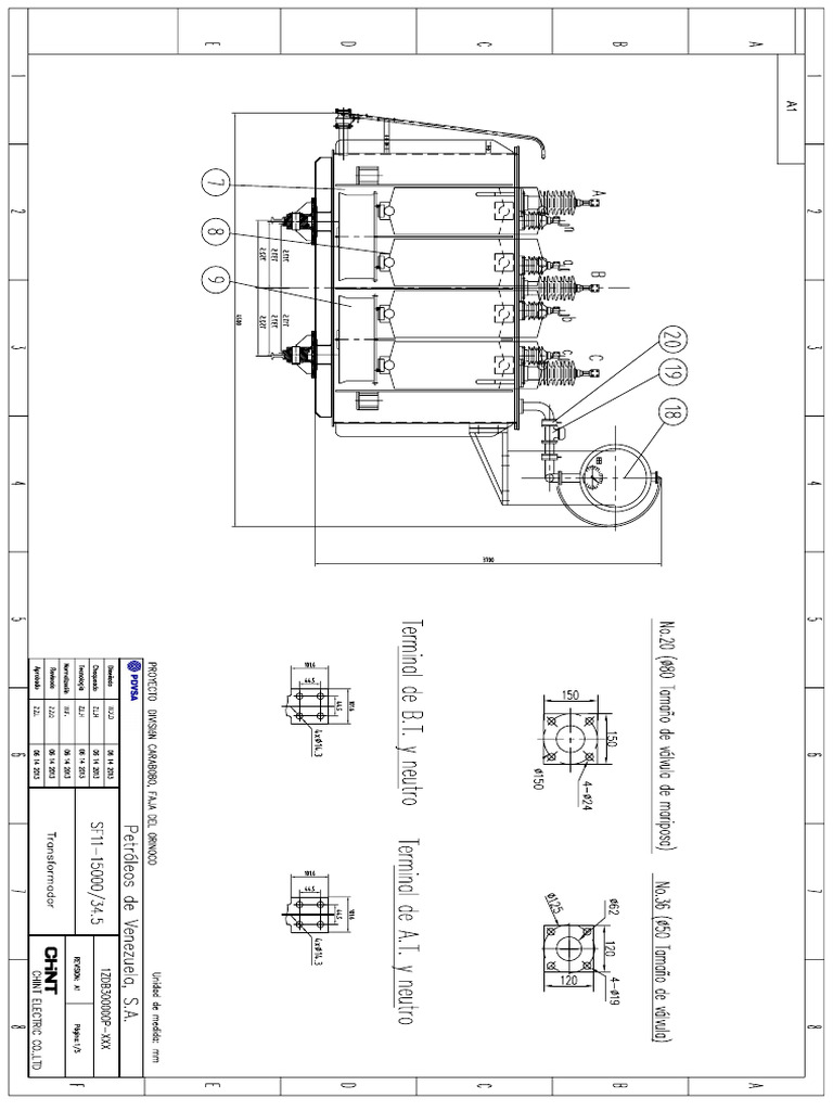 General Assembly Drawings SF11-15000-34.5 | PDF