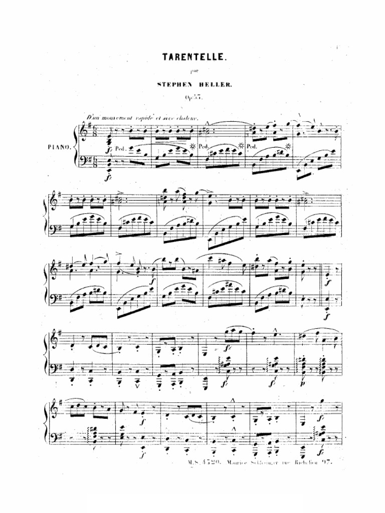 Heller - 7 Tarantelle | PDF