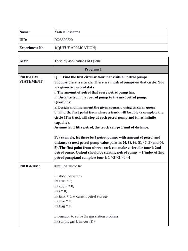 Queue Application | PDF