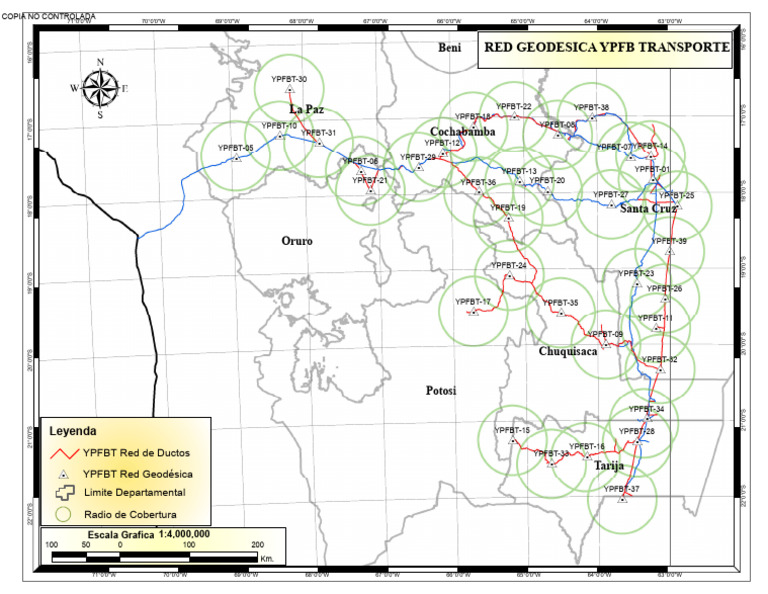 Red Geodesica Ypfb Transporte | PDF