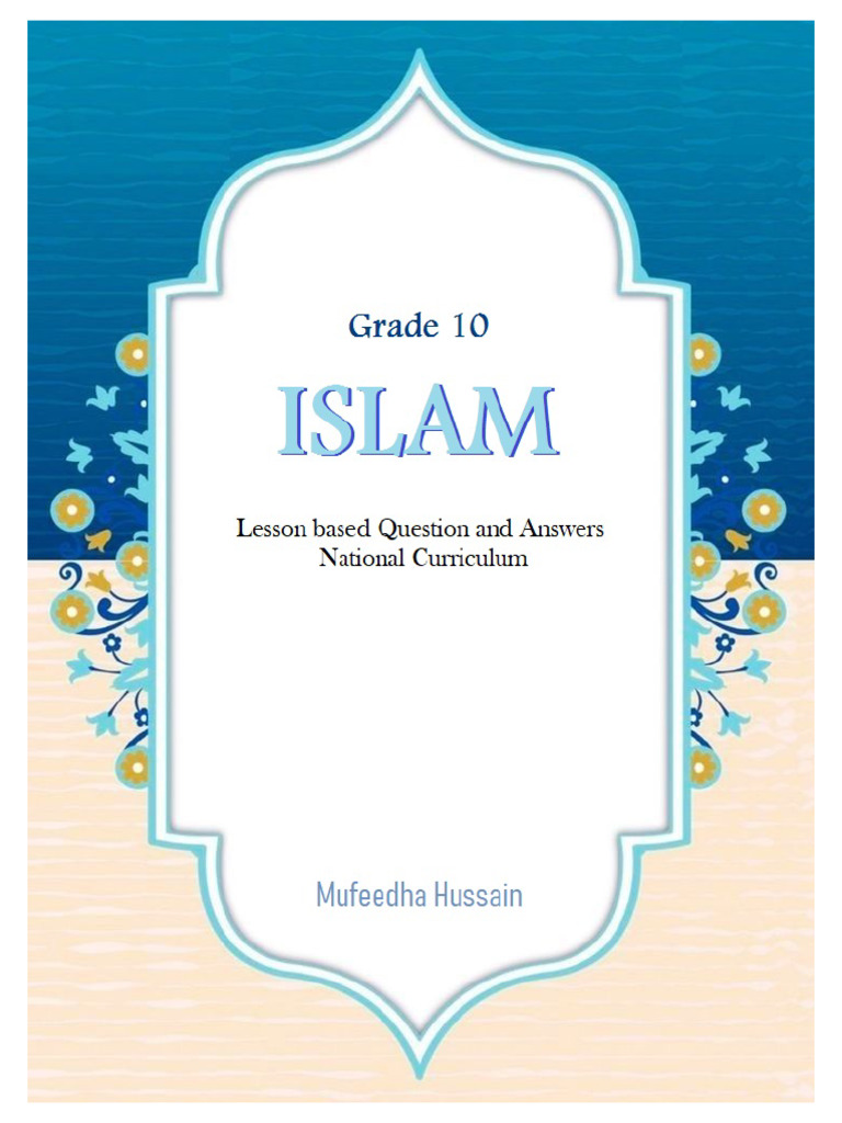 Grade 10 Islam Mufeedha Hussain | PDF