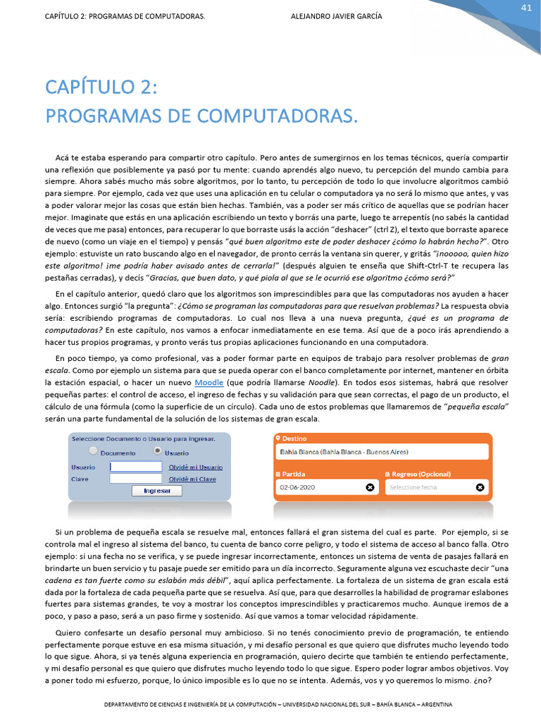 Capítulo 2 - Programas de Computadoras | PDF