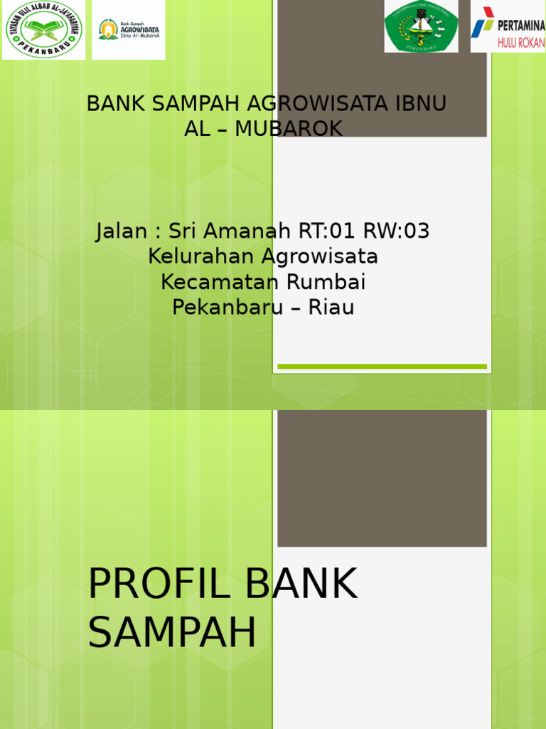 Profil Bank Sampah | PDF