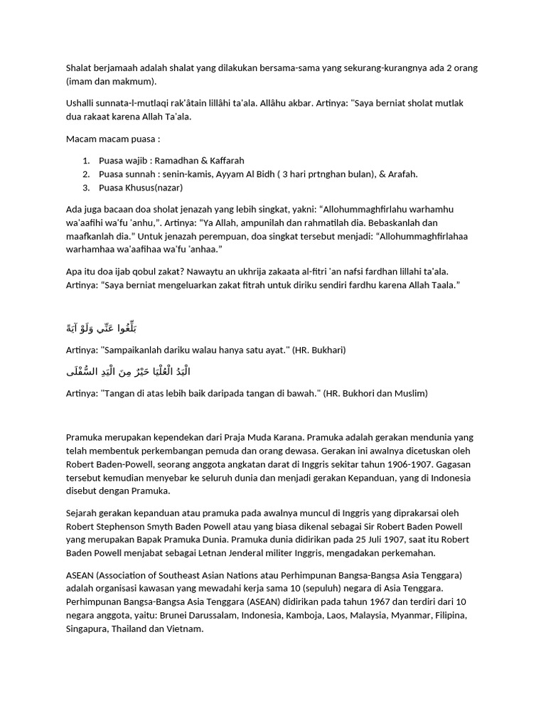 Hapalan Pramuka | PDF