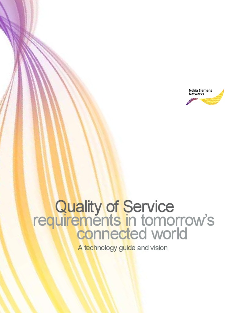 NSN - Quality of Service Requirments in Tommorows Connected World | PDF ...