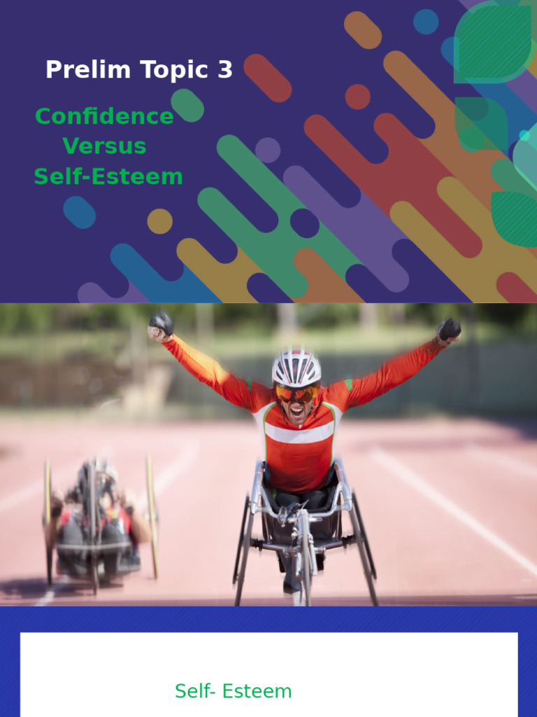 Self-Esteem Versus Confidence | PDF