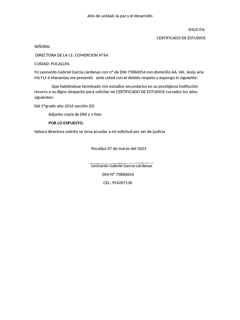 Solicita Leo (0-1 | PDF