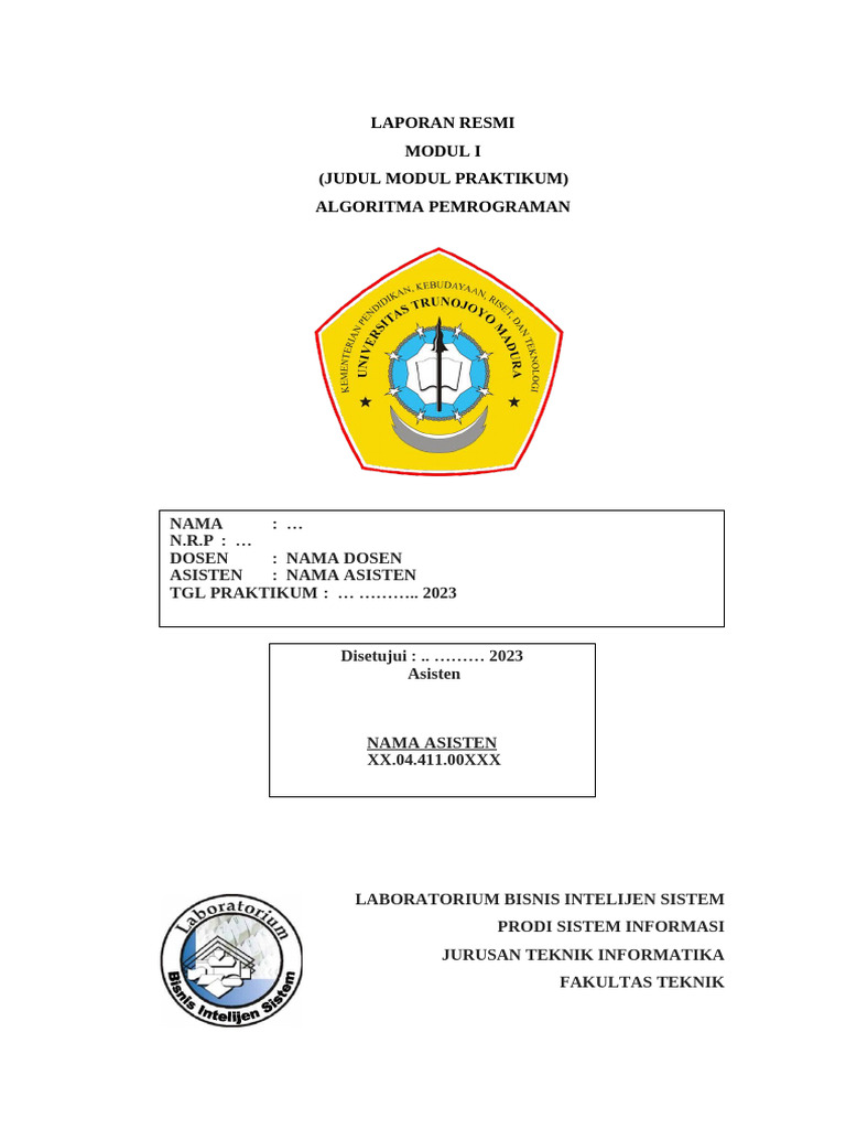 Template Lapres | PDF