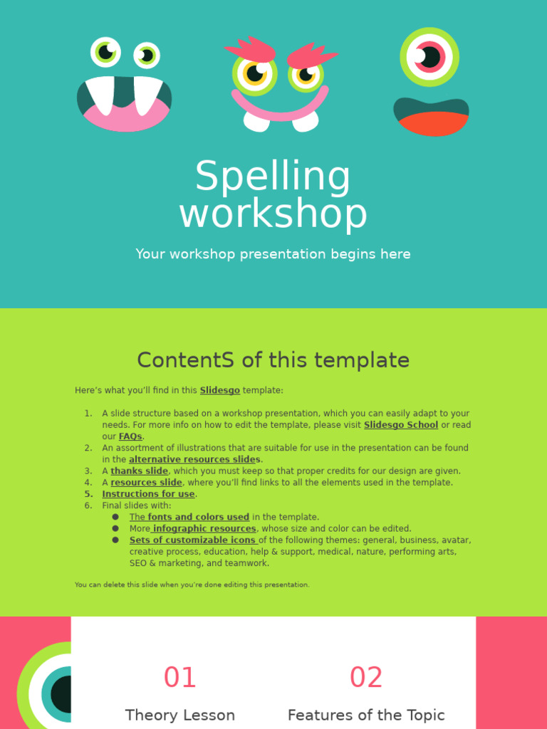 Spelling Workshop | PDF