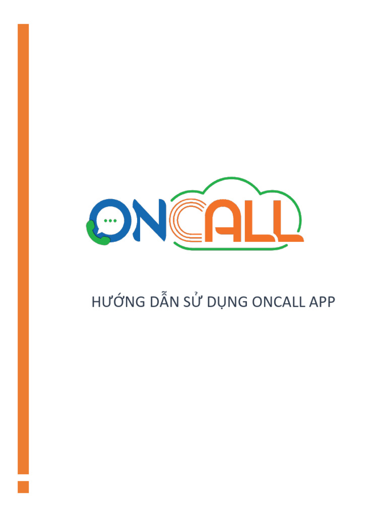 (APP) Hướng dẫn sử dụng ONCALL | PDF