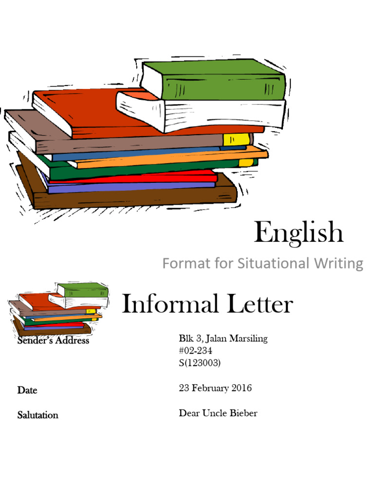 Situational Writing Format (Upd On 20.2.23) | PDF