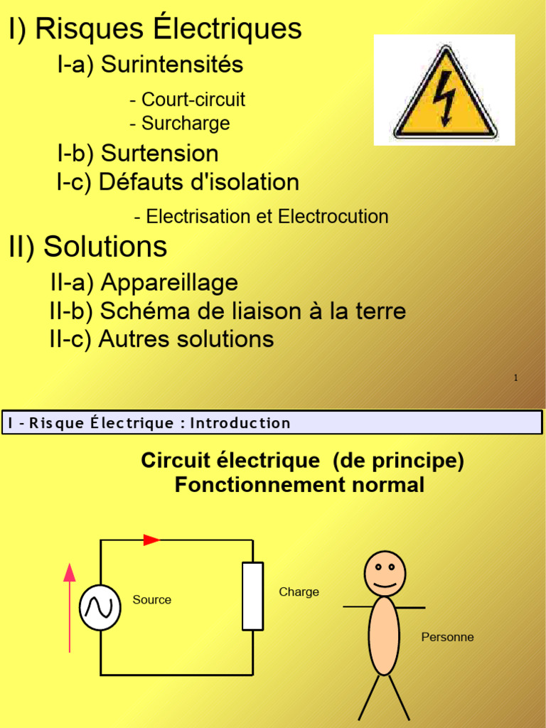 les risques électrique | PDF