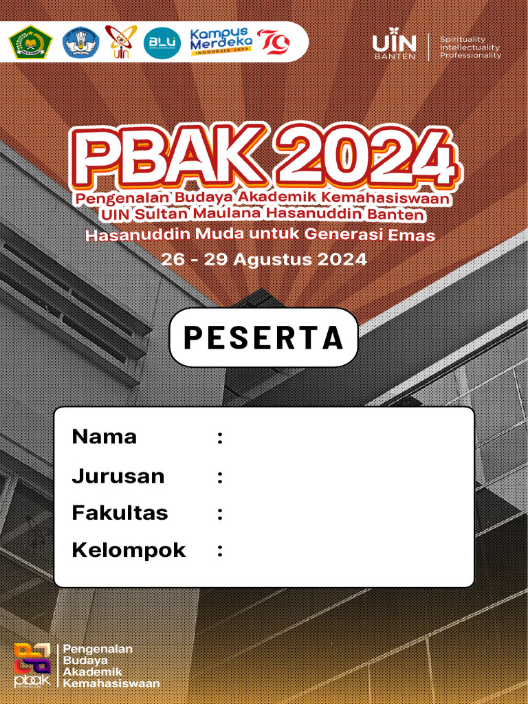 ID CARD Peserta PBAK 2024 | PDF