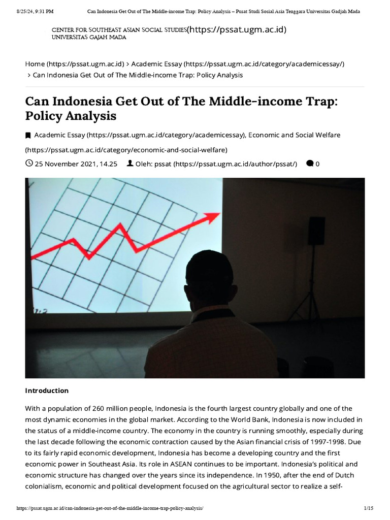 Can Indonesia Get Out of The Middle-income Trap_ Policy Analysis ...