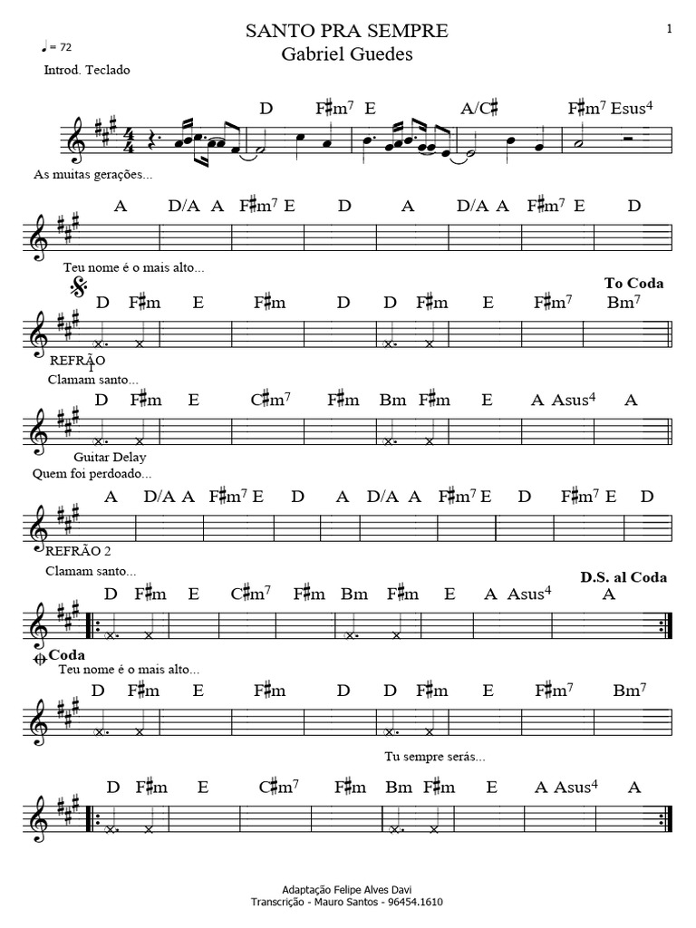 Santo Pra Sempre Gabriel Guedes | PDF