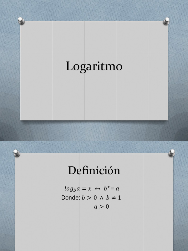 Logaritmo | PDF
