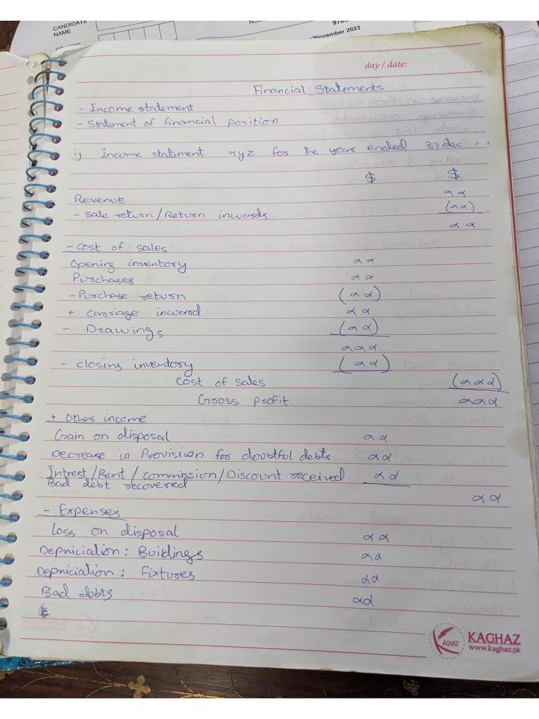 As Accounts Formats and Formulas | PDF